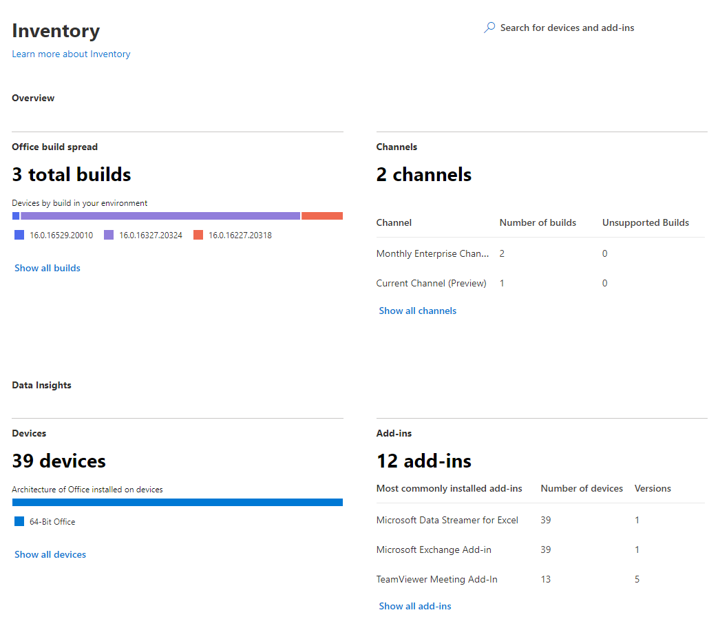 Under the Hood, Pt. 3: M365 Apps Admin Center